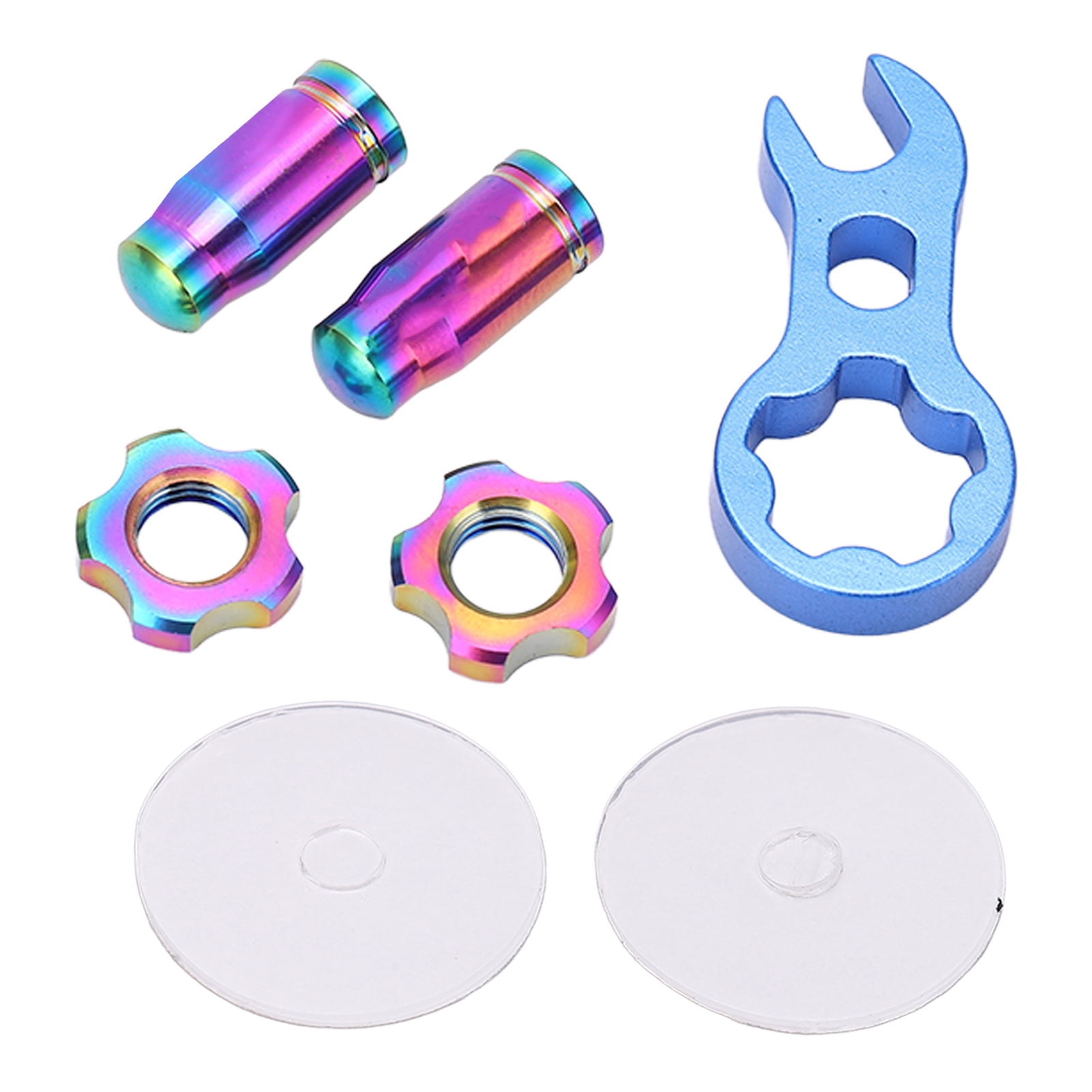 Alloy Valve , Bright Color Corrosion Resistance Tire Valve Cover Nut ...