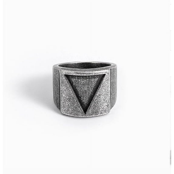 Alloy Viking Triangle Ring Retro Hammer Retro Punk Jewelry Finger Men's ...