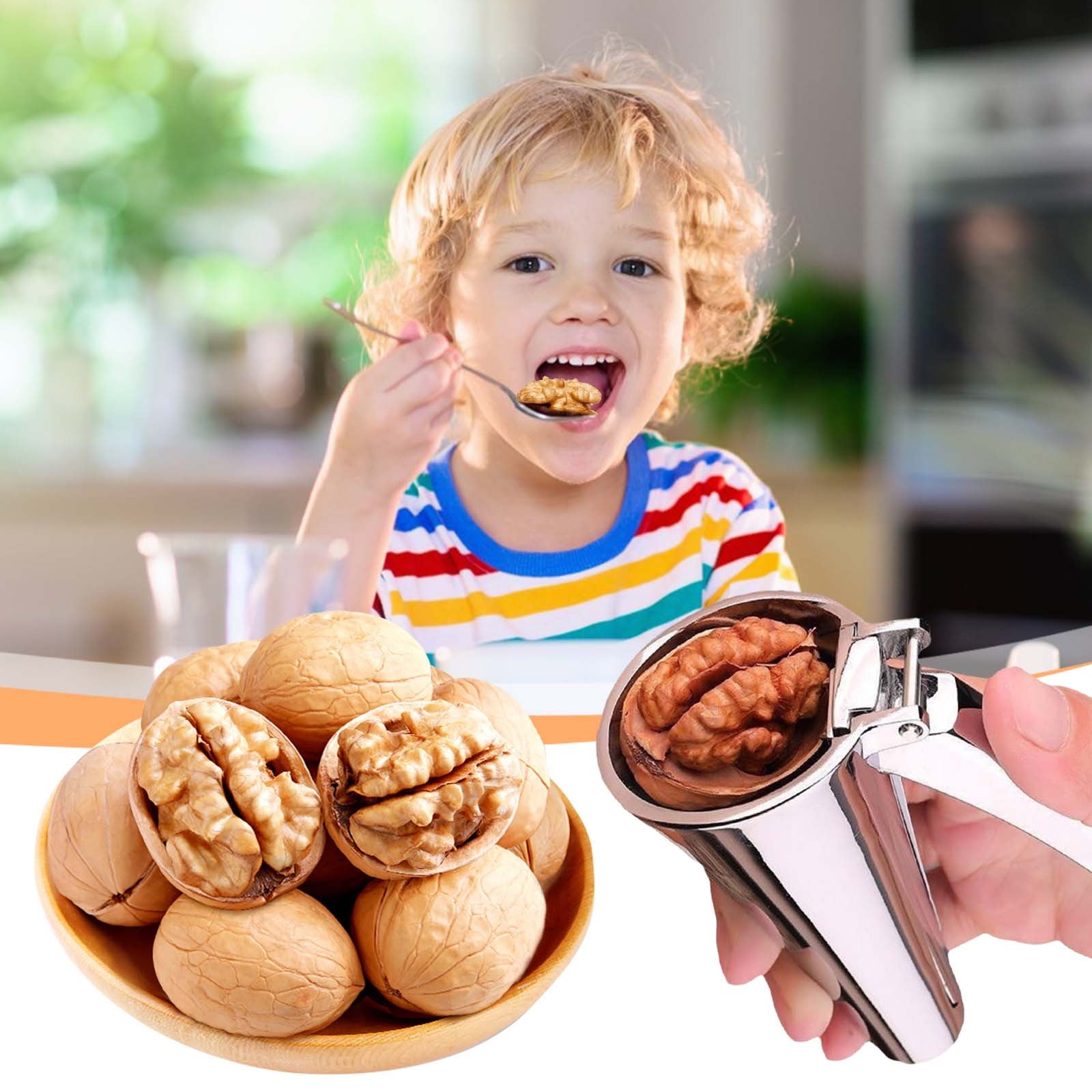 Alloy Walnut Nut Shelling Tool, Nutcracker Tool, Portable Handheld ...