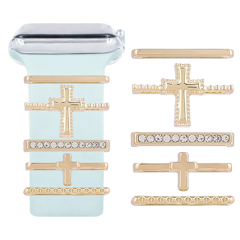 Alloy Watch Band Charms Sets Rectangle Rhinestones Watch Band ...