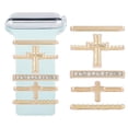 Alloy Watch Band Charms Sets Rectangle Rhinestones Watch Band ...