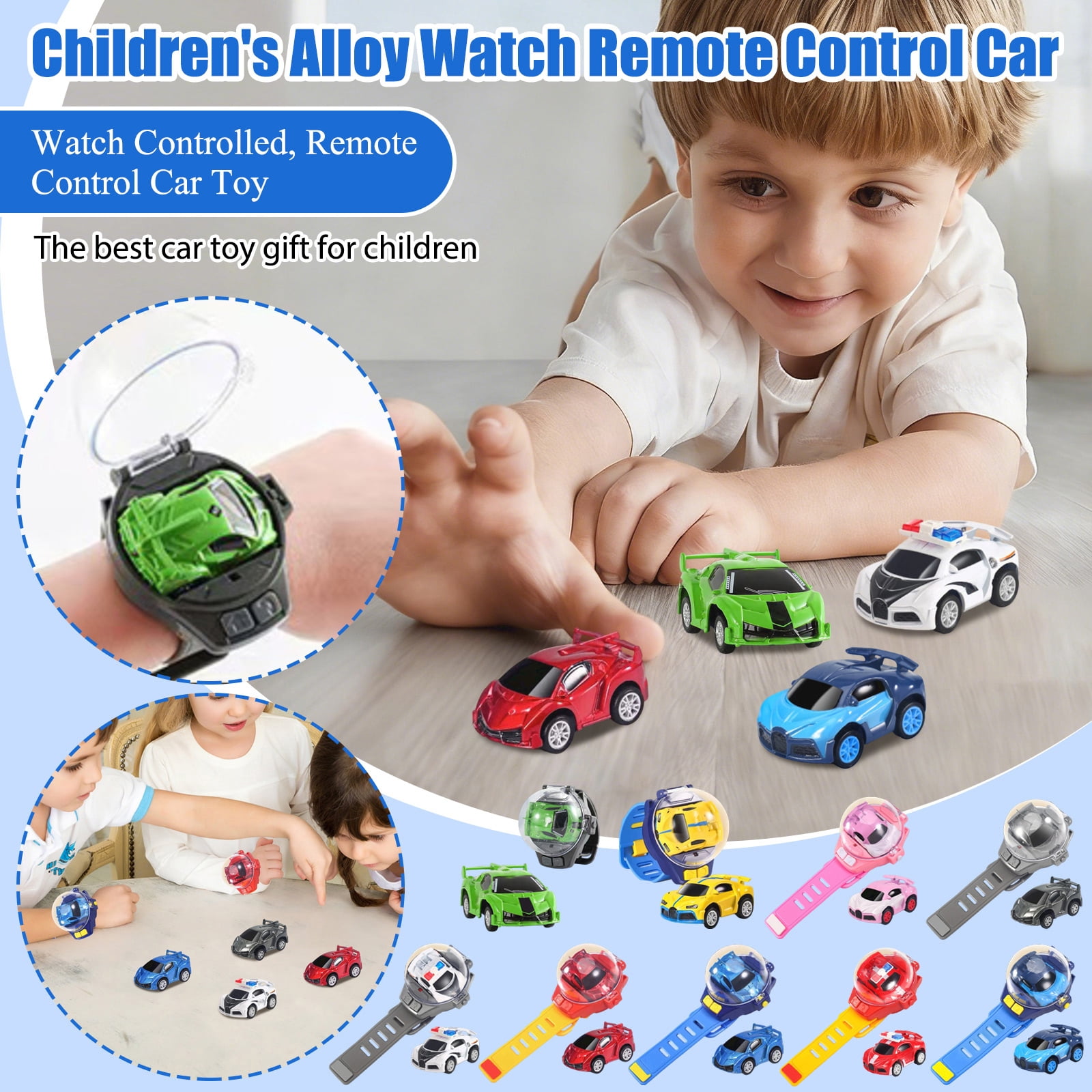 Alloy Watch Remote Control Car, 1* Wristwatch Remote & 1* Mini Alloy Rc ...