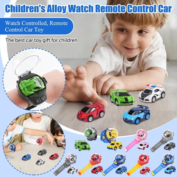 Alloy Watch Remote Control Car, 1* Wristwatch Remote & 1* Mini Alloy Rc ...
