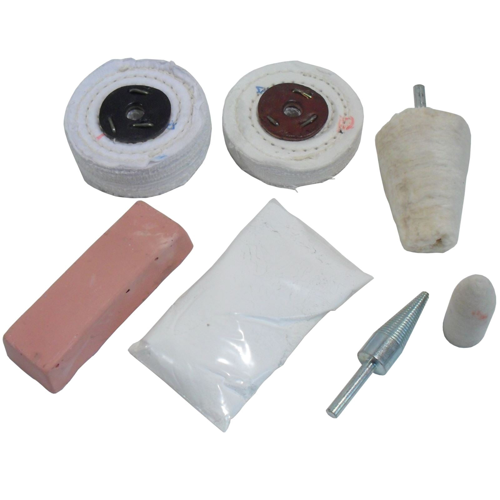 Alloy Wheel Polishing Kit 8pc Aluminium Wheel Polishing Mops / Kit ...