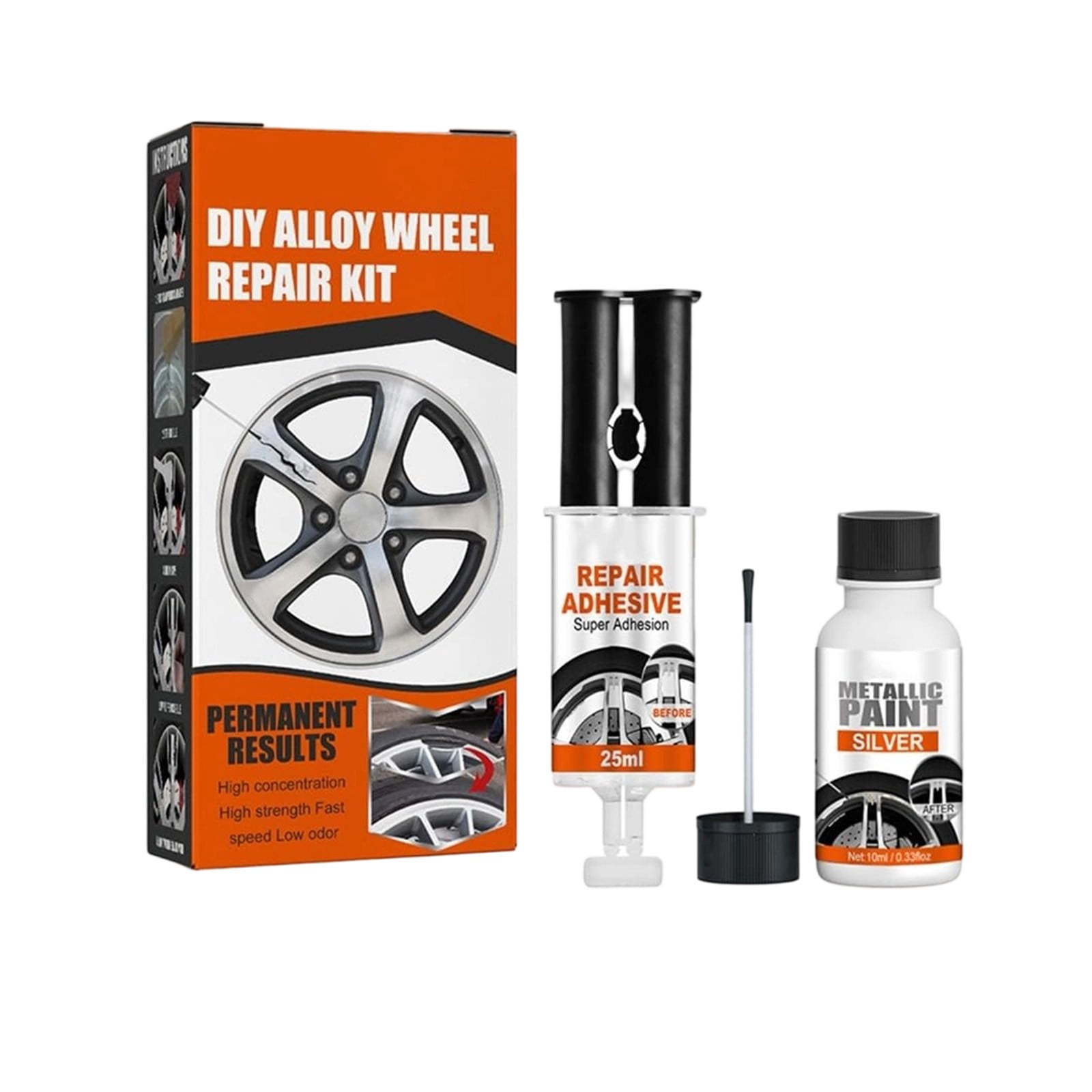 Alloy Wheel Restorer for Scratches Curb Rash Oxidation Blemishes ...