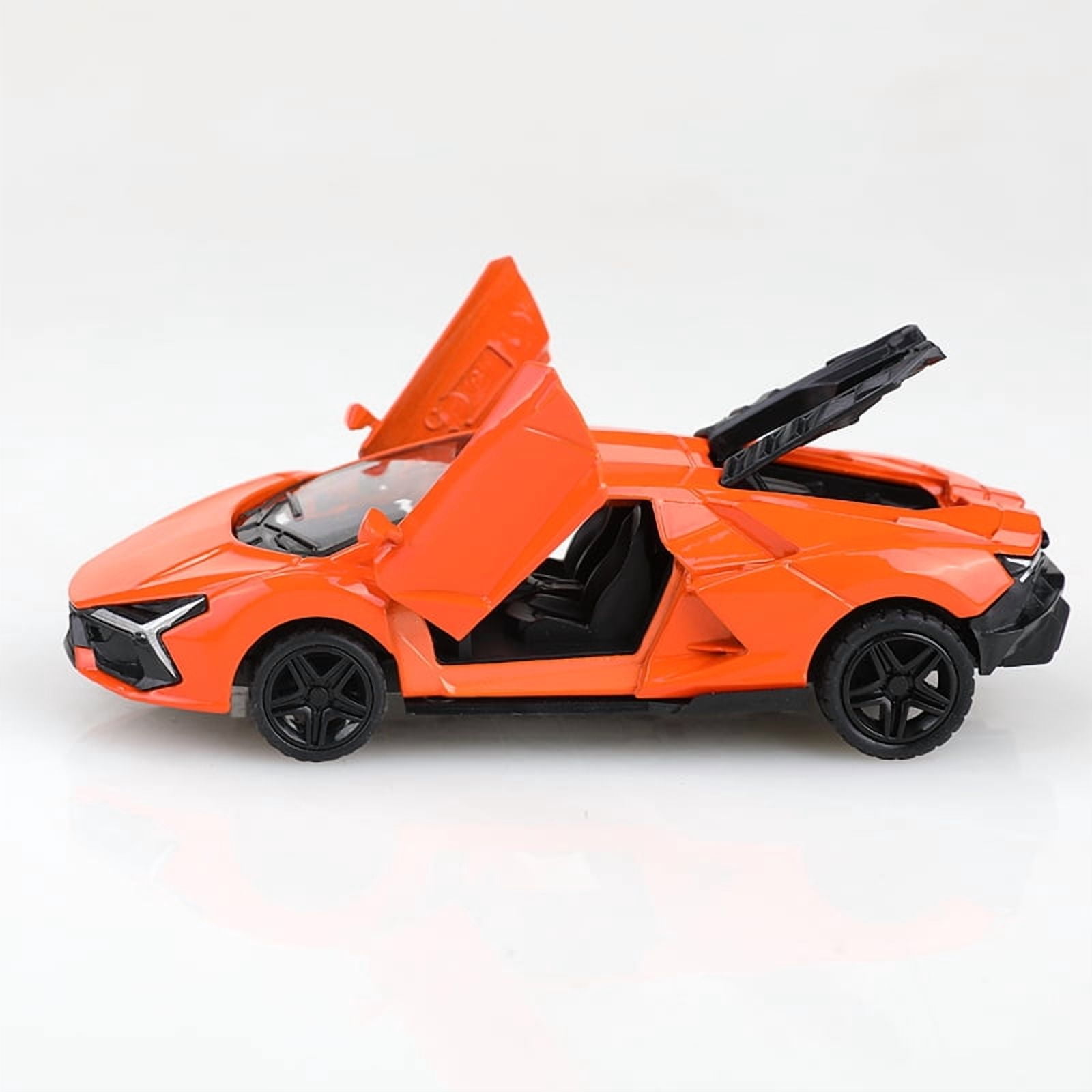 Alloy car model, realistic sports car model, children's toy racing car, inertia pull-back ...