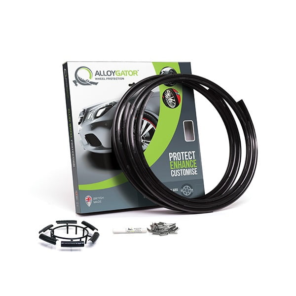 Alloygator K4BLCKINT 19 ft. Wheel Rim Protector, Black - Set of 4 ...