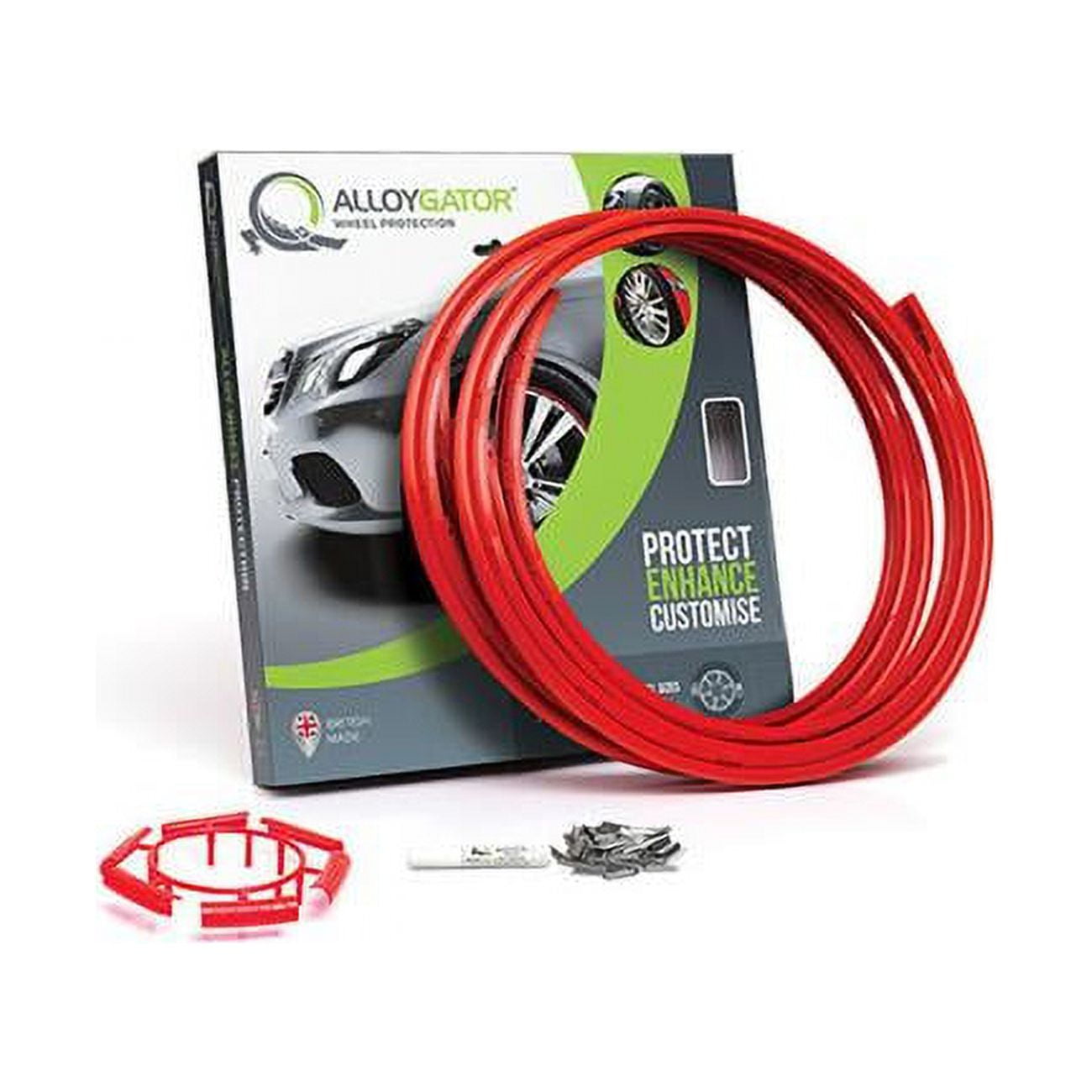 Alloygator K4RDINT 19 ft. Inter Wheel Rim Protector, Red - Walmart.com
