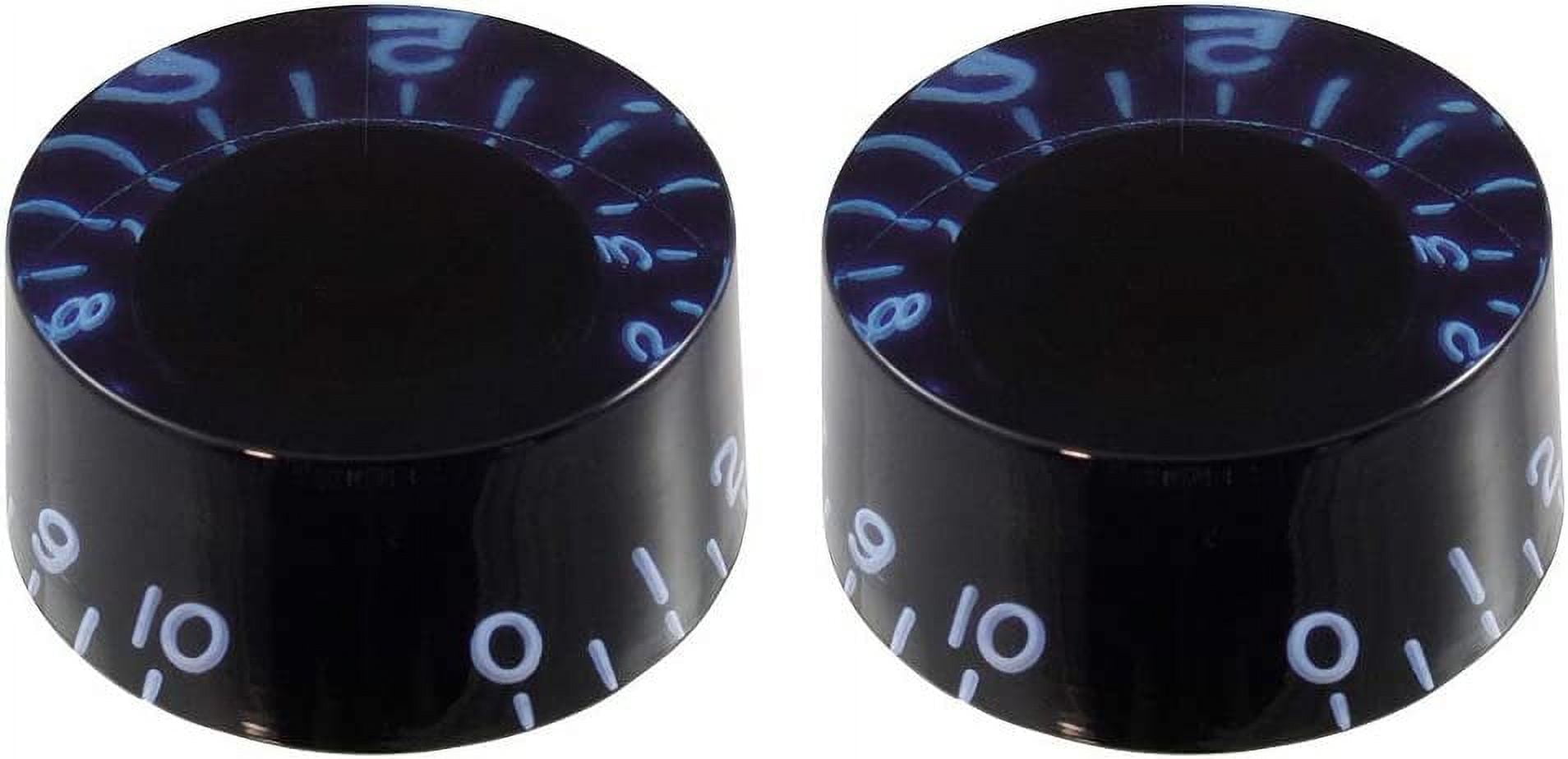 Allparts PK-0134 Set of 2 Vintage-style Tinted Speed Knobs, Blue tint ...