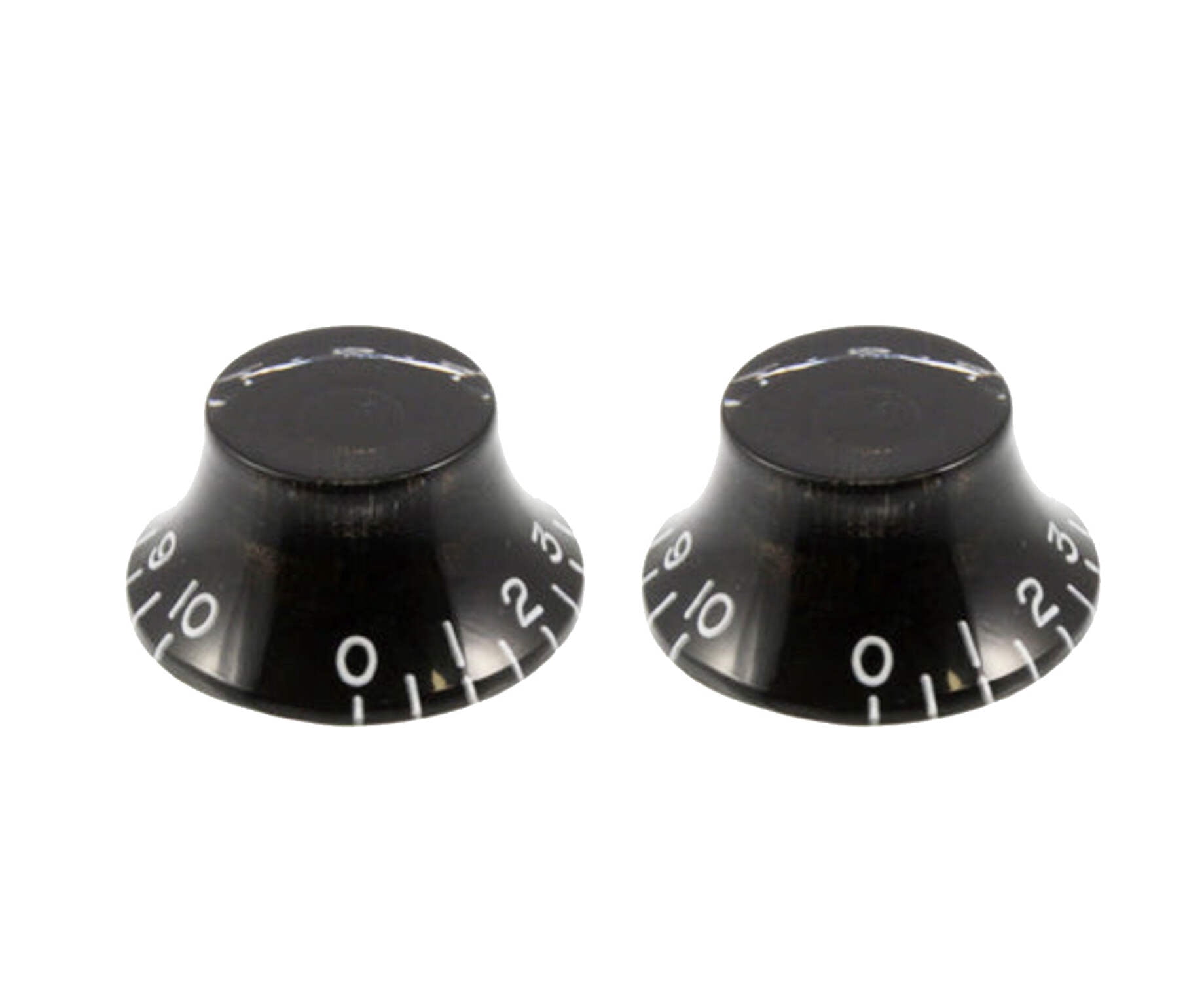 Allparts Vintage Gibson Style Black Bell Knobs - Walmart.com