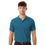 Allpro Men's Pique Polo Collar T-Shirt, 65/35 Polyester/Cotton Short ...