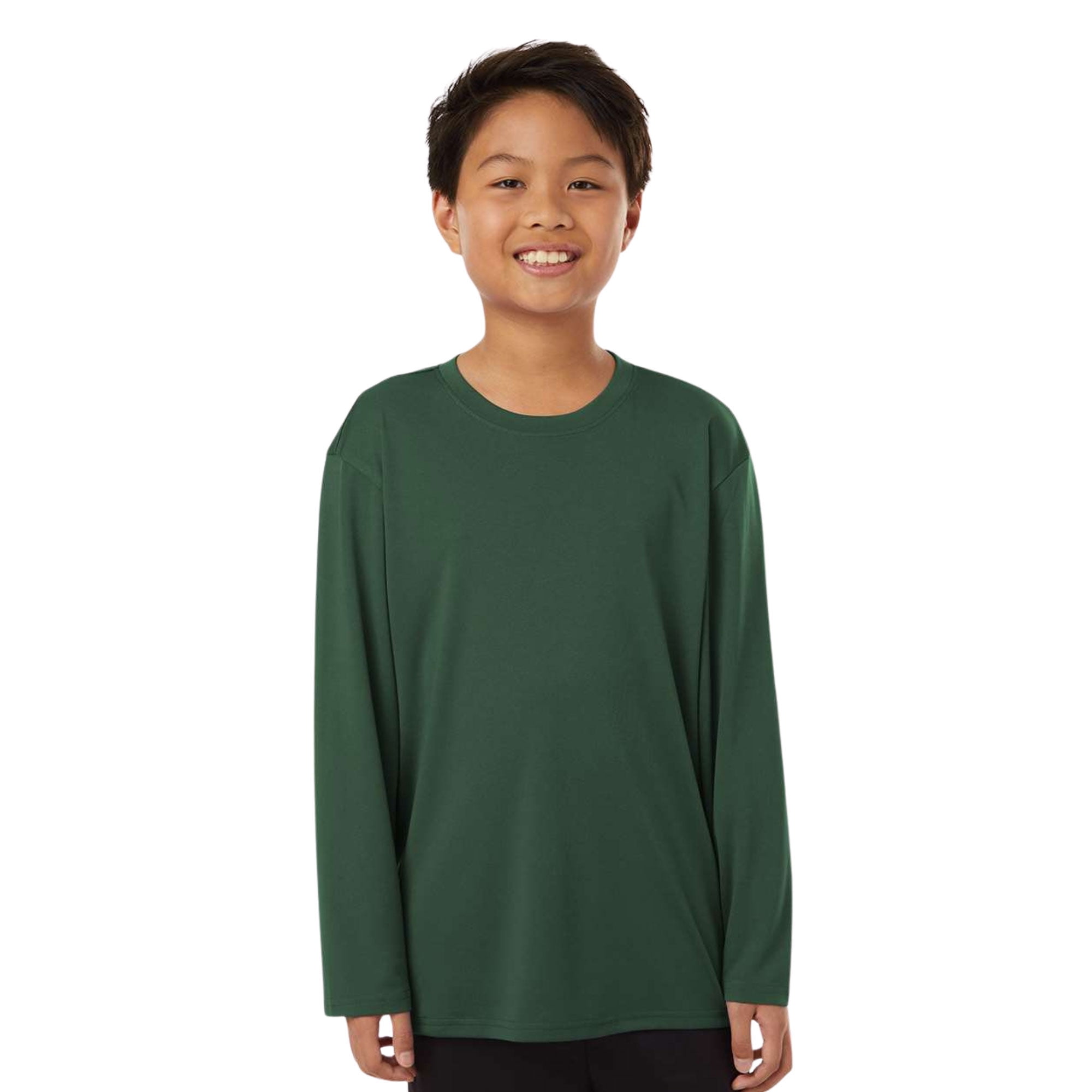 Allpro Youth Pro-Lock Performance Long Sleeve T-Shirt 100% Polyester ...
