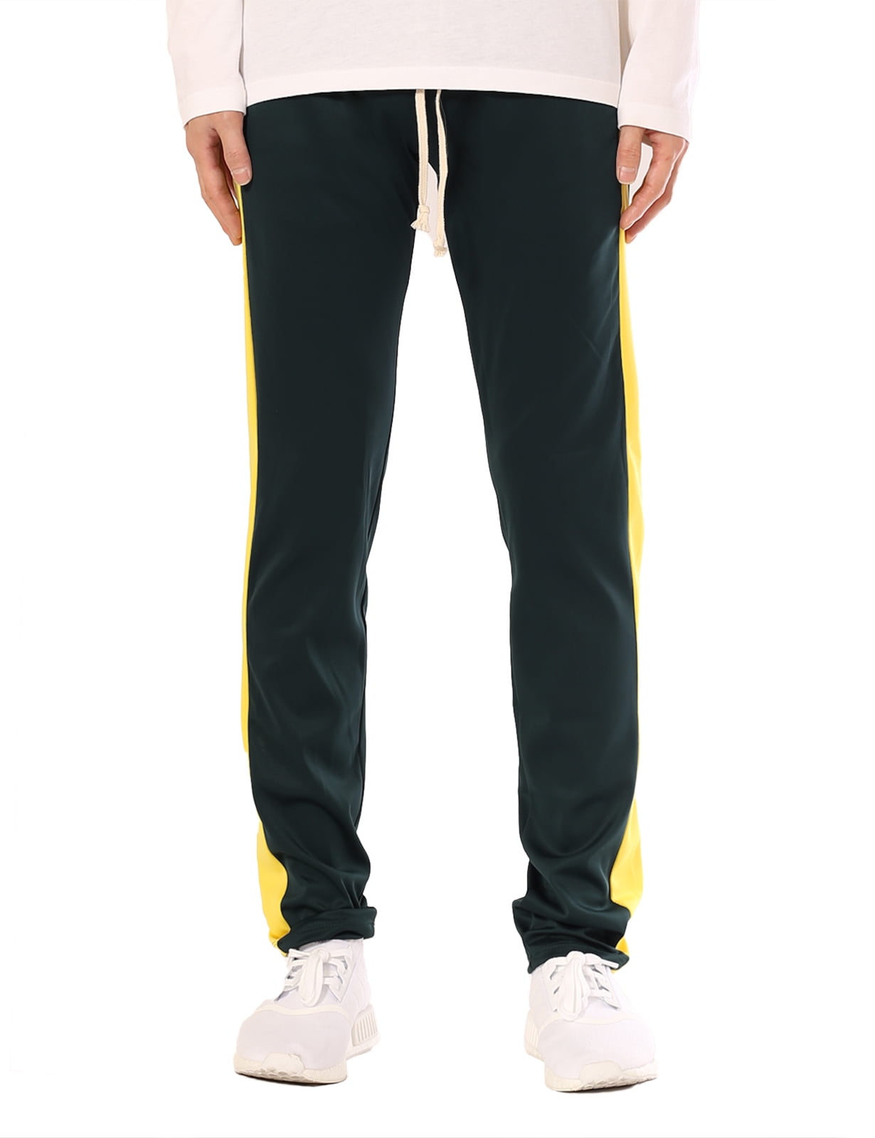 Allsense Men's Skinny Fit Two-tone Trackpants - Walmart.com