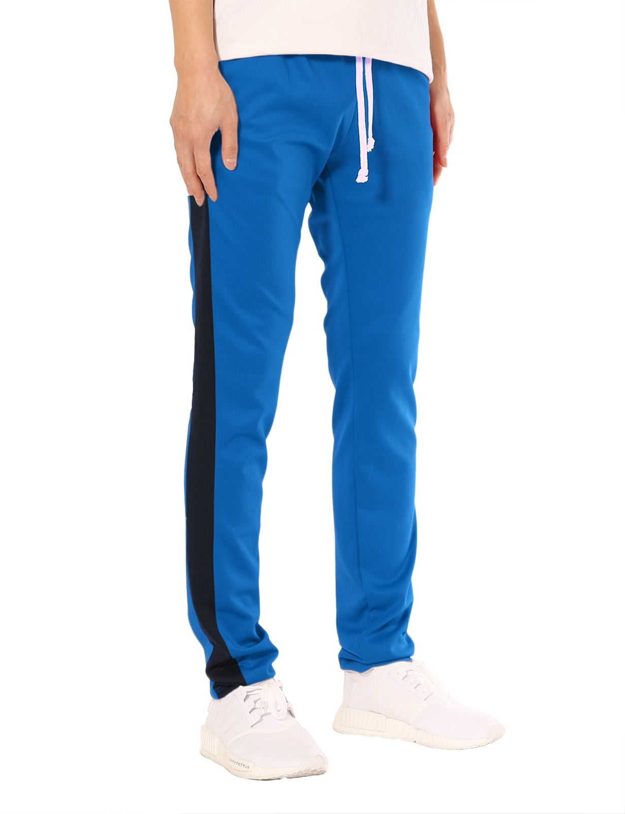 Allsense Men's Skinny Fit Two-tone Trackpants - Walmart.com
