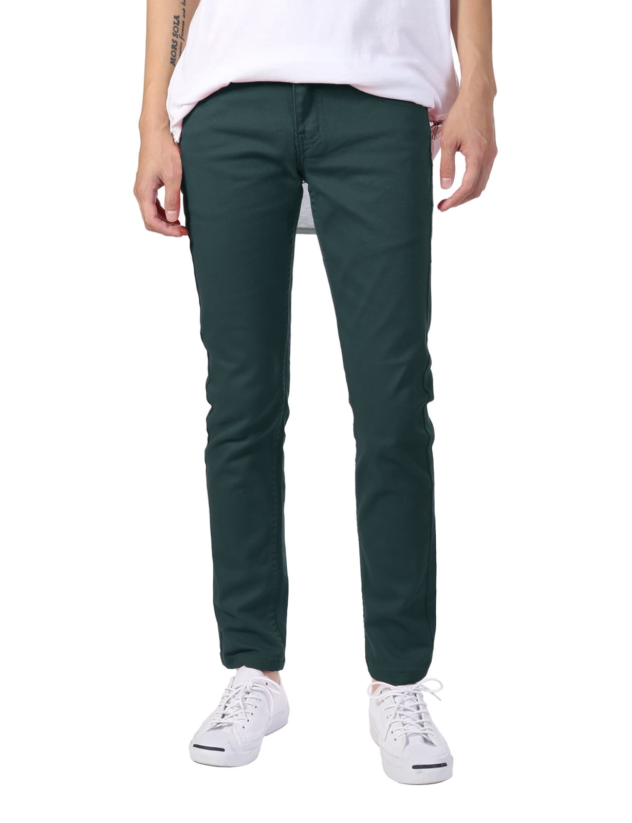 Allsense x Victorious Men's Casual Skinny Fit Twill Jeans, Devil Blue ...