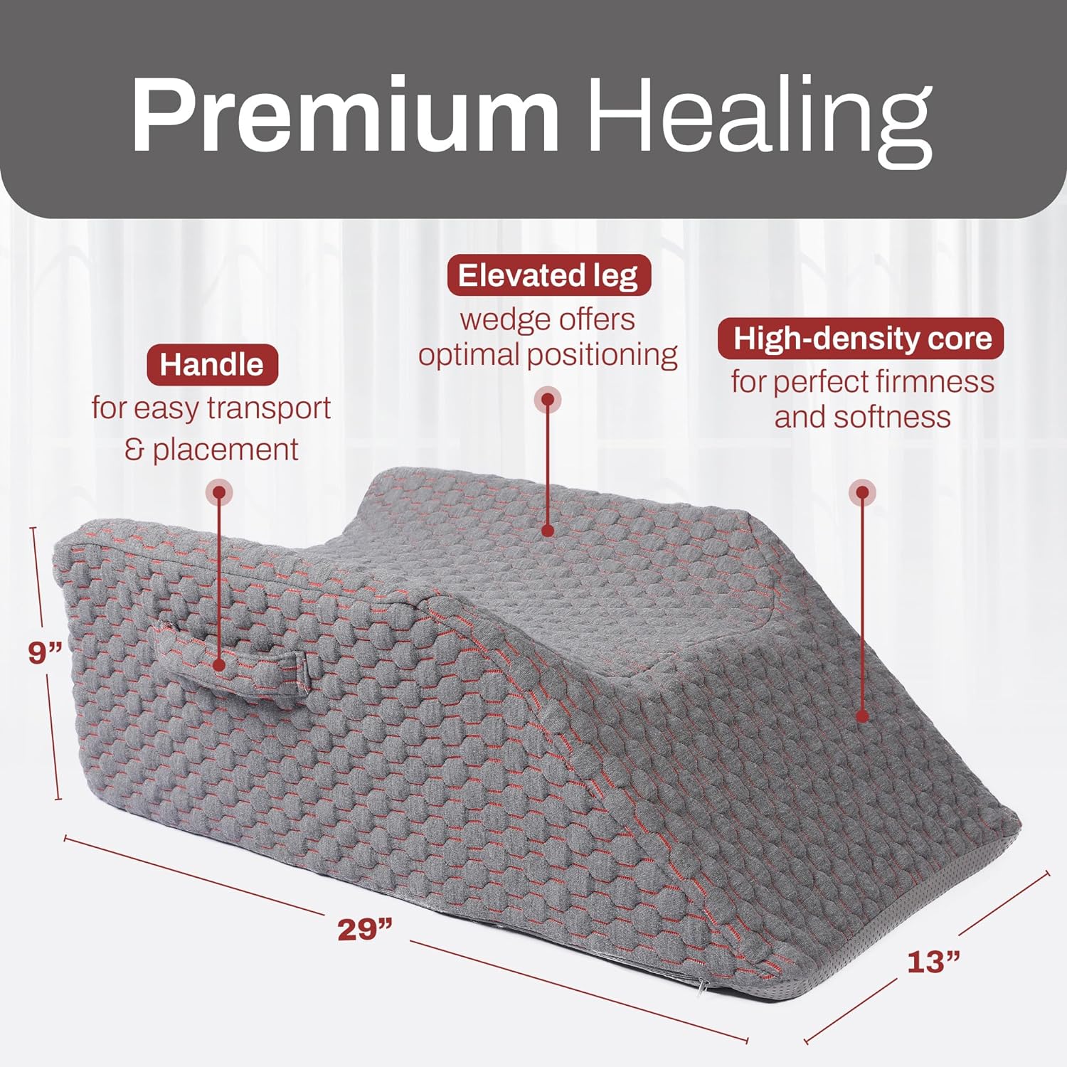 Extra Large Dreamsweet Knee Hip Alignment Memory Foam Leg Pillow for ...