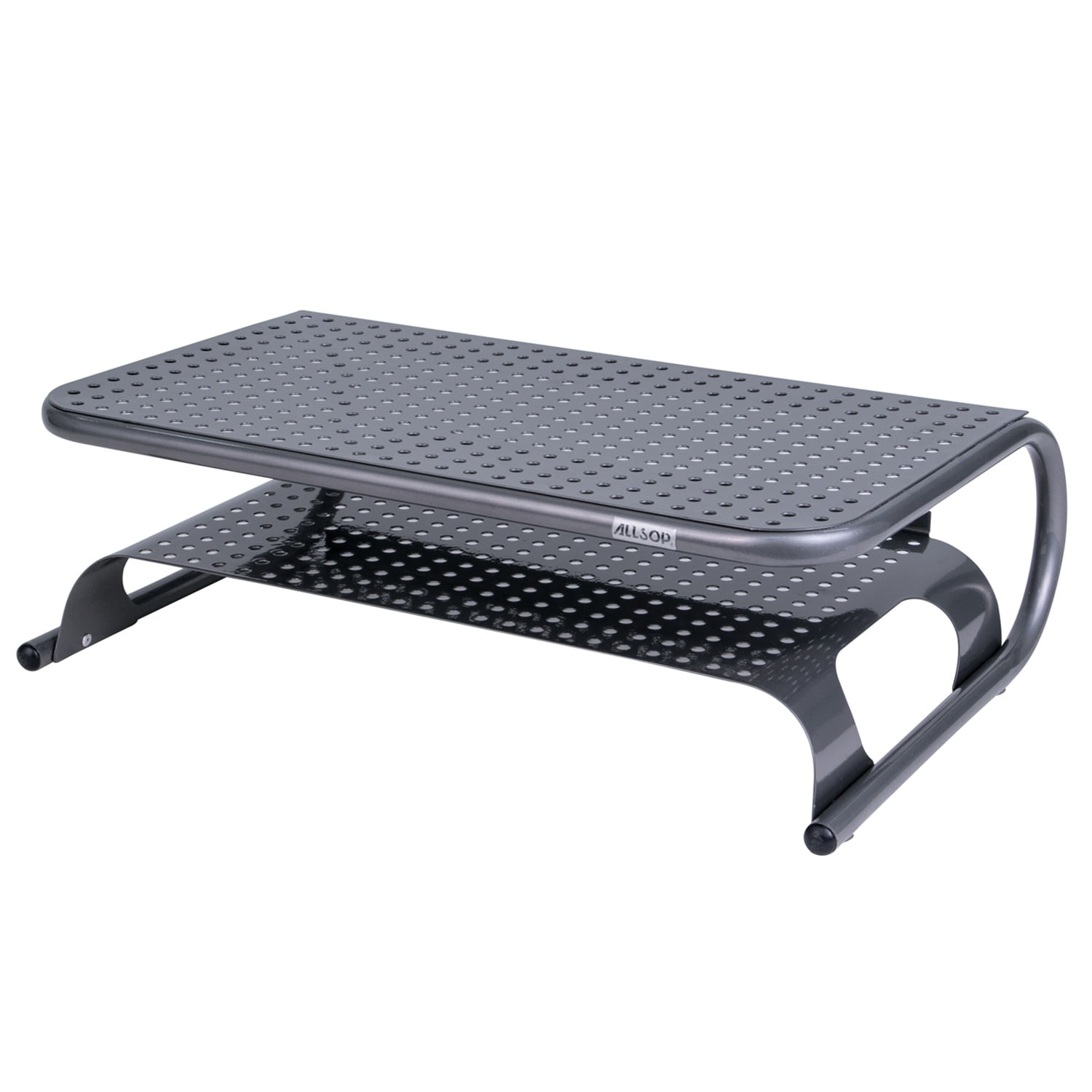 Allsop, ASP27873, Metal Shelf Computer Stand, 1 Each, Pewter - Walmart.com