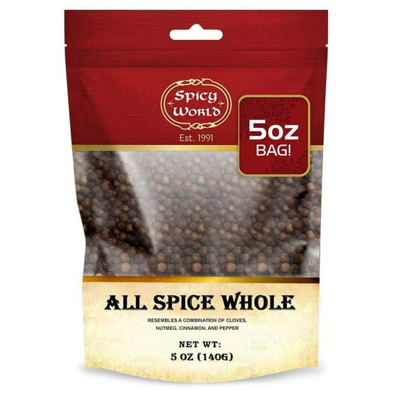 Allspice Whole Berries 5 ESF27 Ounce Bag - by Spicy World (All Spice ...