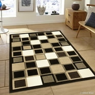 Allstar Rugs Allstar Woven Abstract Block and Square Design Rug ...