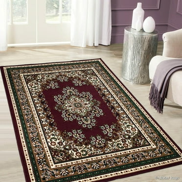Allstar Light Blue Woven High Quality Rug. Traditional. Persian. Flower ...