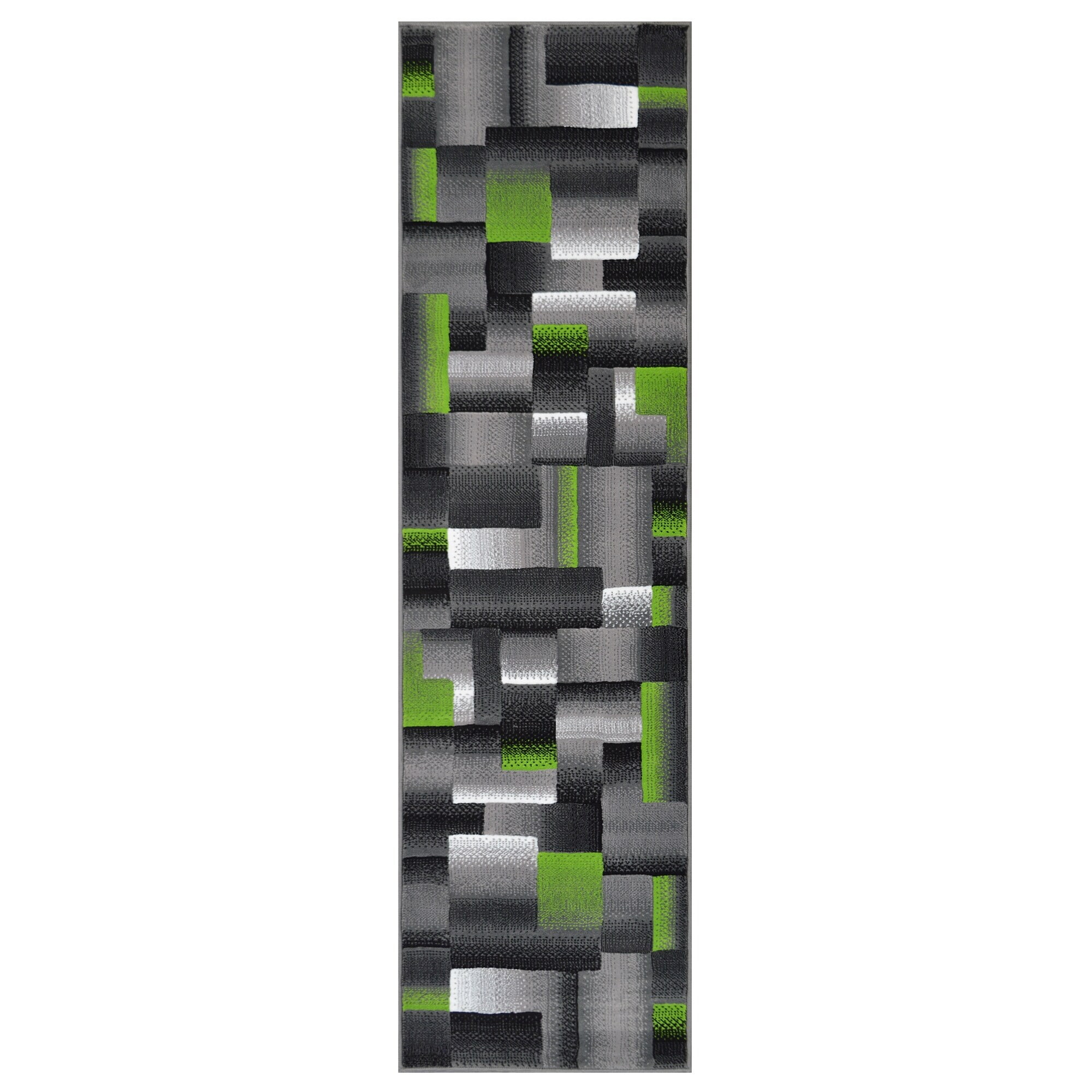 Allstar Living Room Area Rug with Brick Gradient design 2x7 8' Runner ...