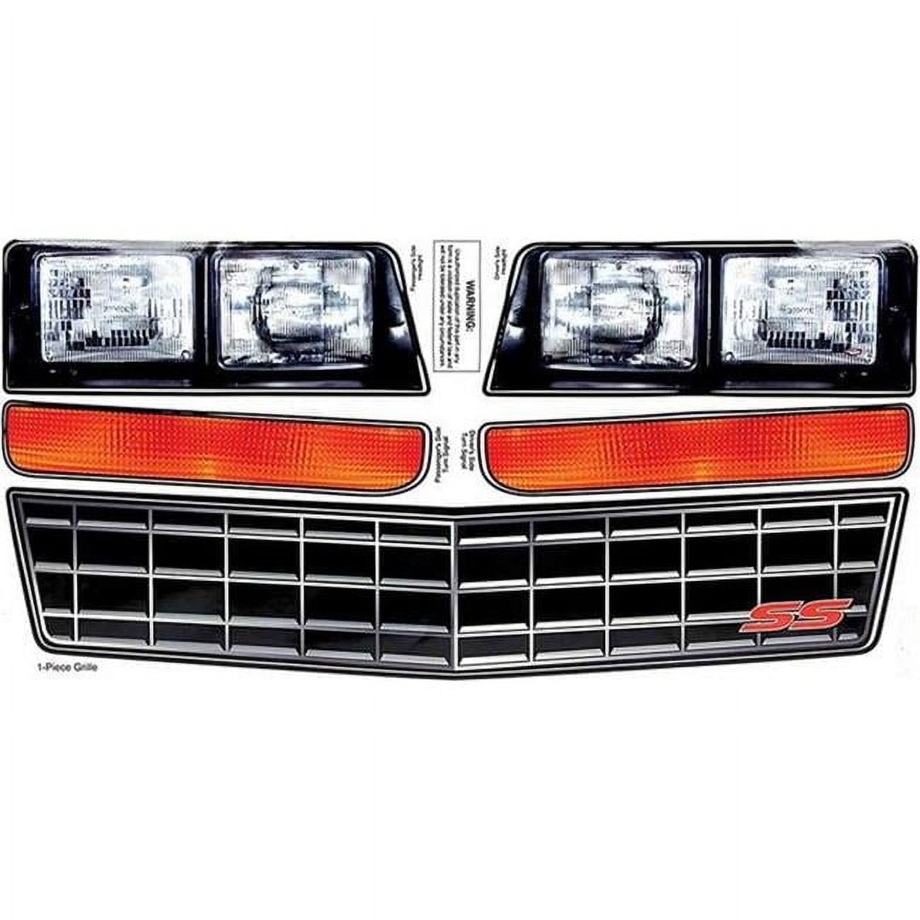Allstar Performance 1983-1988 Monte Carlo SS Nose Decal Kit Stock ...