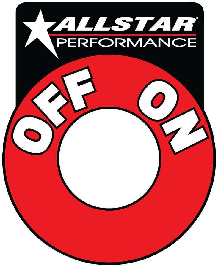 Allstar Performance ALL99045 Battery Disconnect "On/Off" Decal - Each ...