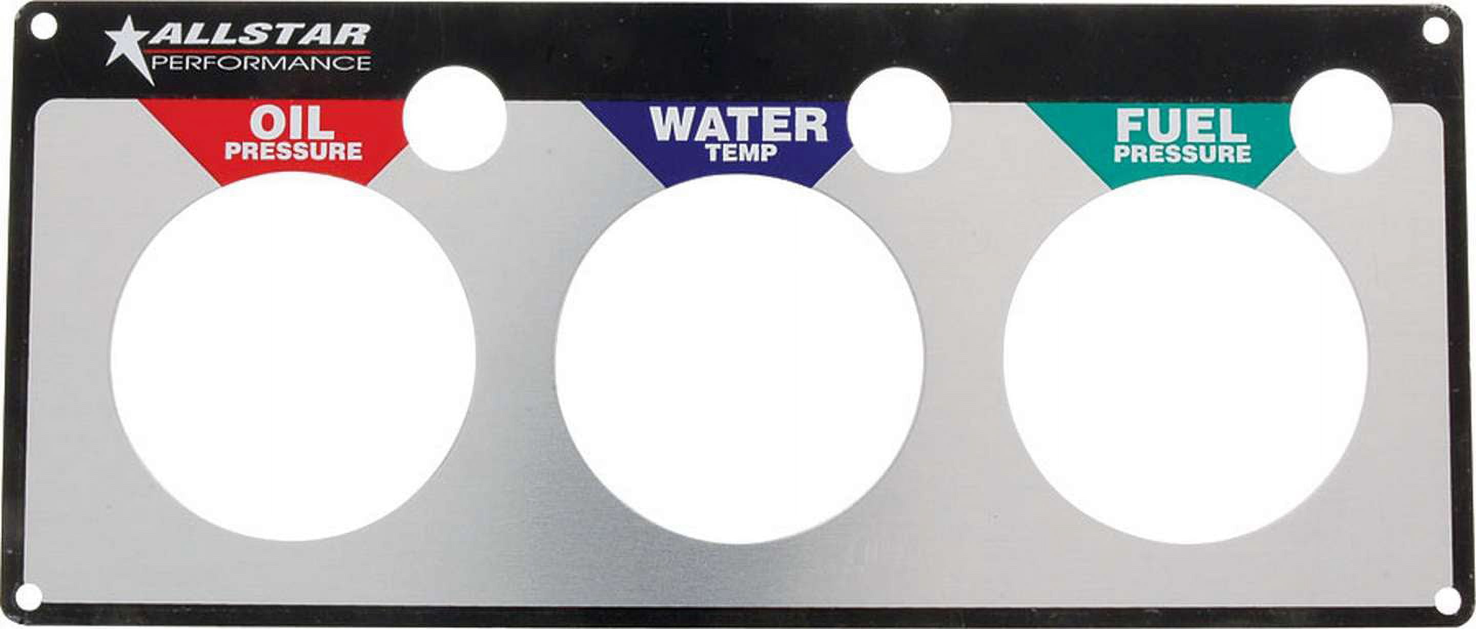Allstar Performance ALL80127 Gauge Panel Face Plate - Fuel Pressure ...