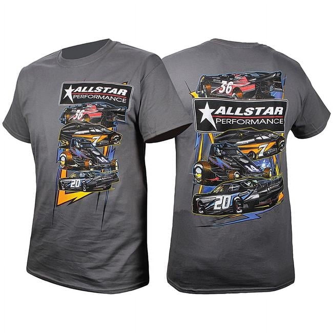 Allstar Performance ALL99901L Dark Gray Circle Track T-Shirt - Large ...