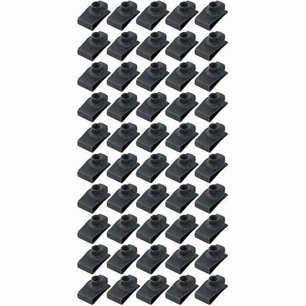 Allstar Body Bolt Clips - 1/4-20 in Threads - Steel - Black Oxide - Set ...