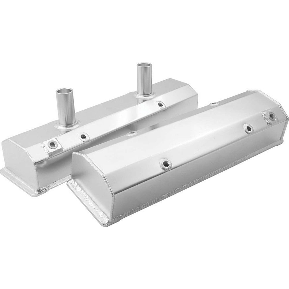 Allstar Performance Valve Covers SBC Fab Aluminum w/Tubes - Walmart.com