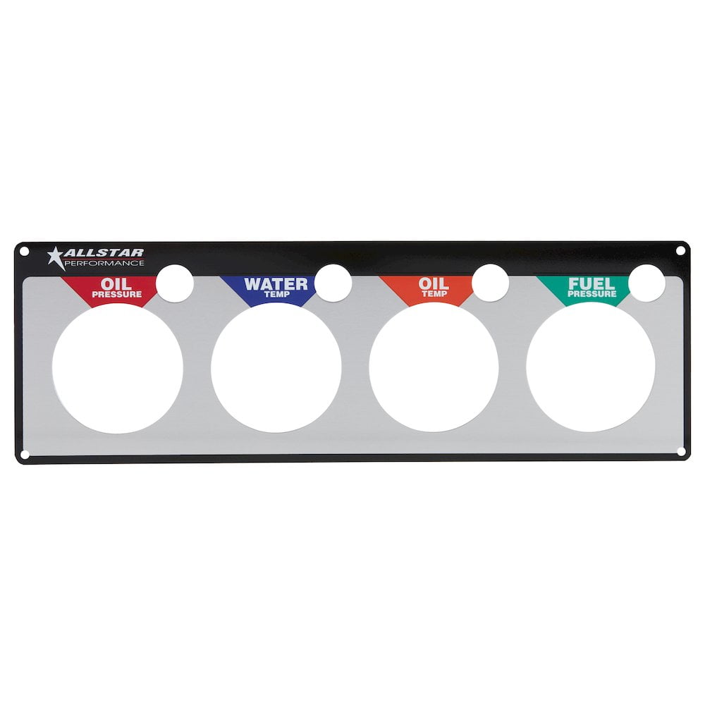 Allstar Performance Repl 4 Gauge Panel OP/WT/OT/FP - Walmart.com