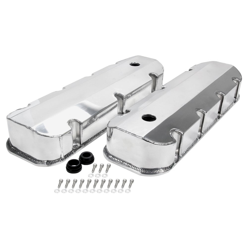 Allstar Performance Valve Covers BBC Fab Aluminum w/ Holes - Walmart.com