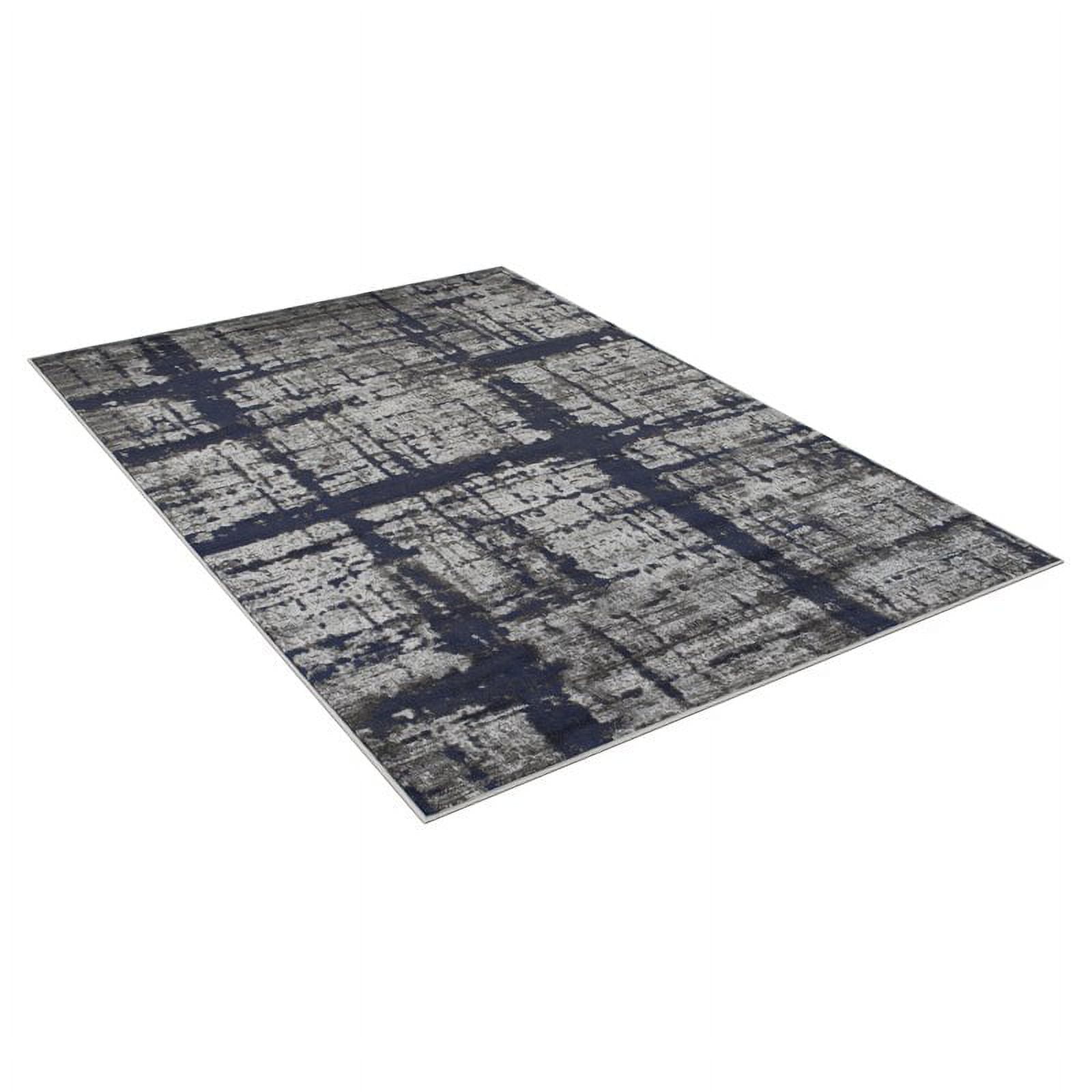 Allstar Rugs 5'x7' Rectangle Abstract Intersecting Line Rug Gray ...