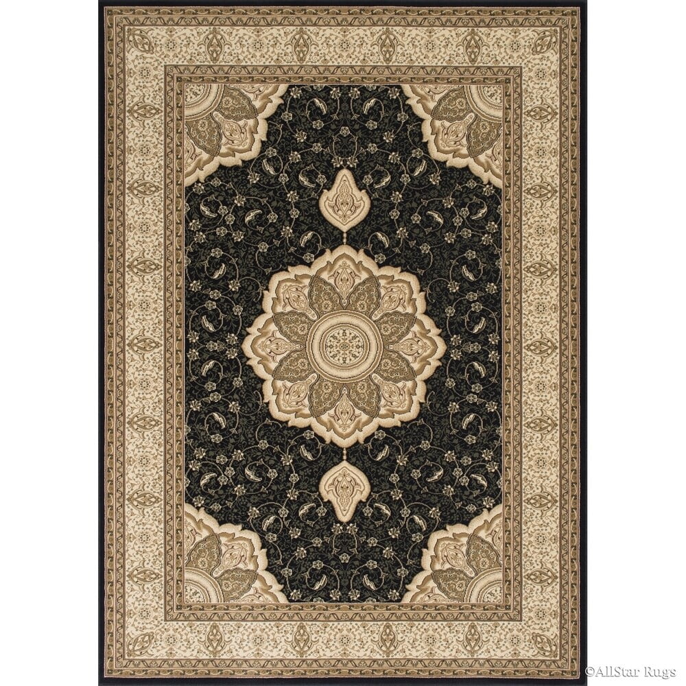 Allstar Rugs Allstar Dense High Pile Floral Art Deco Rug Multi 5' 2"x7 ...