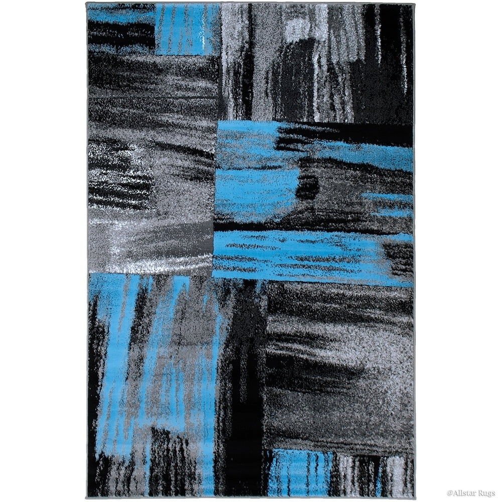 Allstar Rugs Allstar Exclusive Modern Abstract Brush Streak Area Rug ...
