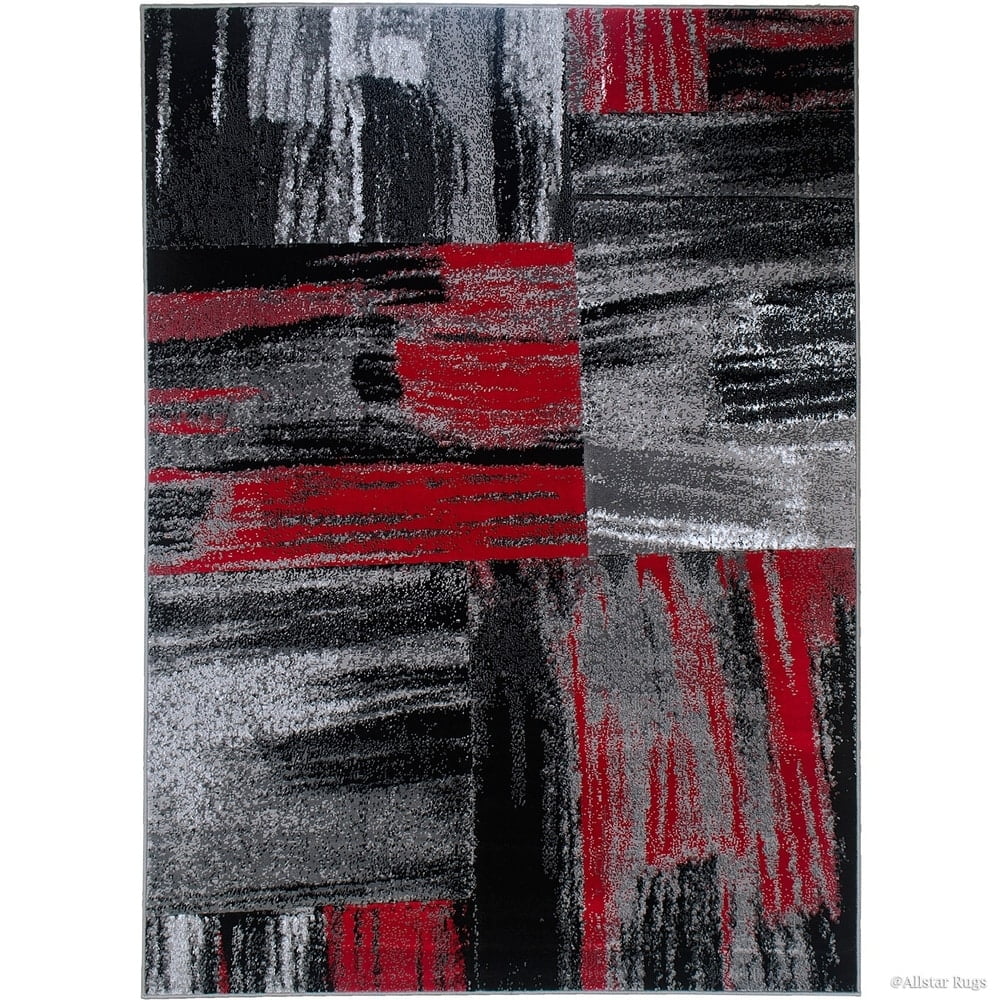 Allstar Rugs Allstar Exclusive Modern Abstract Brush Streak Area Rug ...