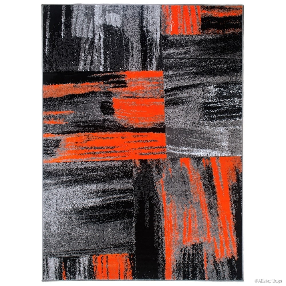 Allstar Rugs Allstar Exclusive Modern Abstract Brush Streak Area Rug ...