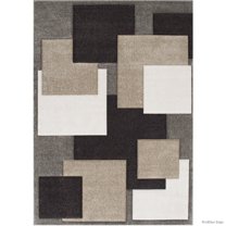 Allstar Rugs Allstar Woven Abstract Block and Square Design Rug ...