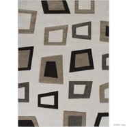 Allstar Rugs Allstar Woven Abstract Block and Square Design Rug ...