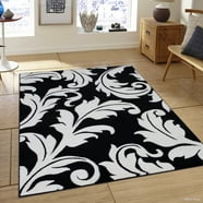 Allstar Grey Modern Geometric flowers design Area Rug (3' 9" x 5' 1 ...