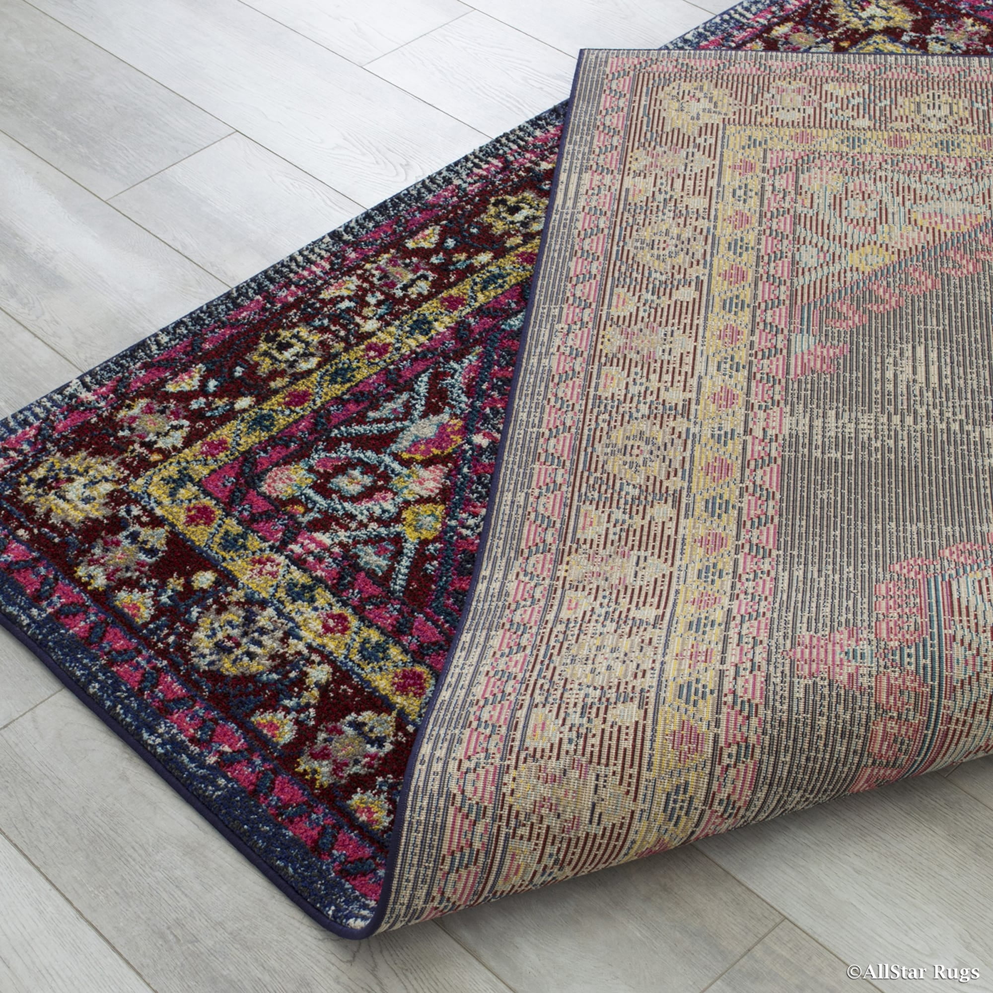 Allstar Traditional Accent Rug with Bakhtiari design Smoke 8' x 10' 8 ...