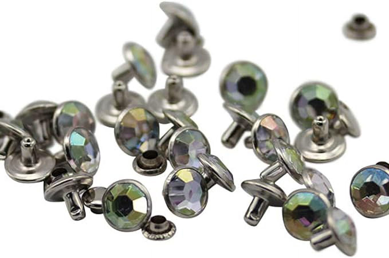 Allstarco 7mm Crystal AB H702 Acrylic Rhinestone Rivets for Garments ...