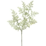 Allstate Dusty Miller Fern Artificial Spray - 18" - Green and Gray ...