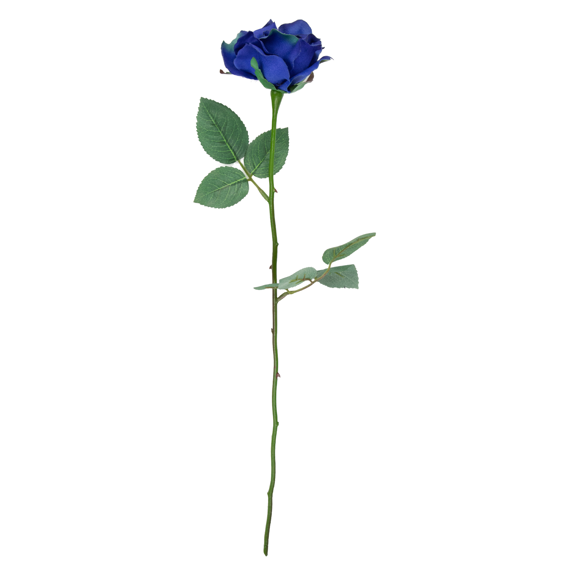 Allstate 23" Blue Blooming Rose Artificial Silk Floral Pick - Walmart.com