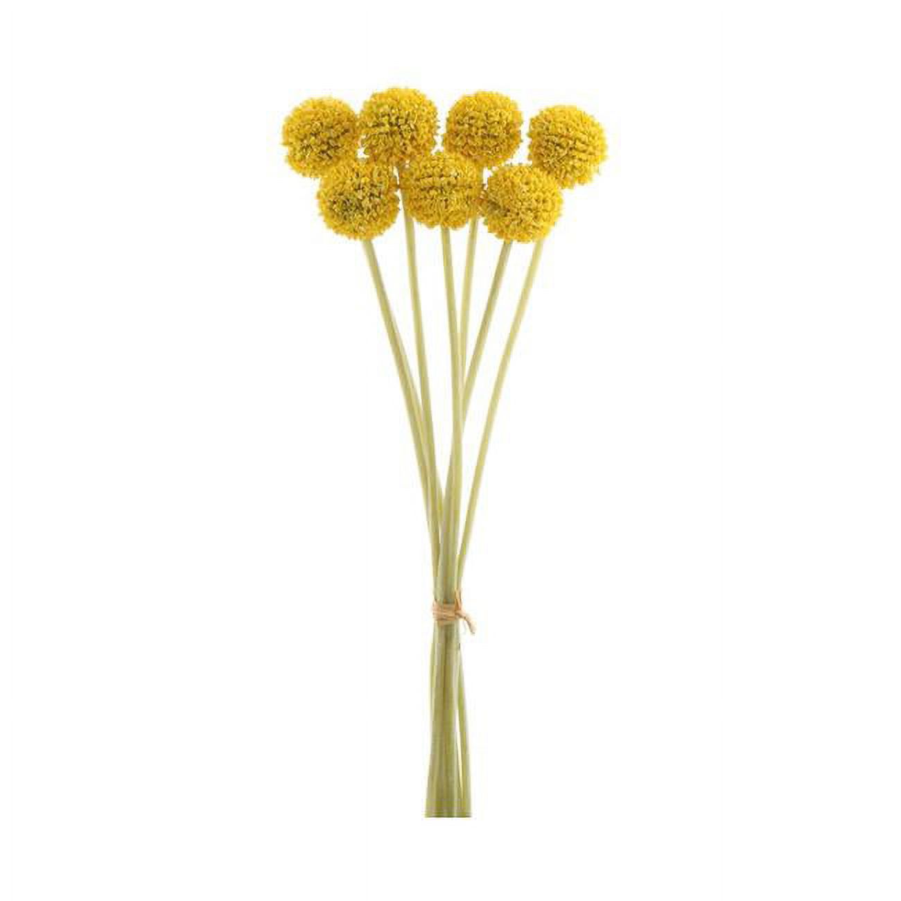 Allstate Floral & Craft FBL428-YE 13 in. Billy Button Silk Flower Stem ...