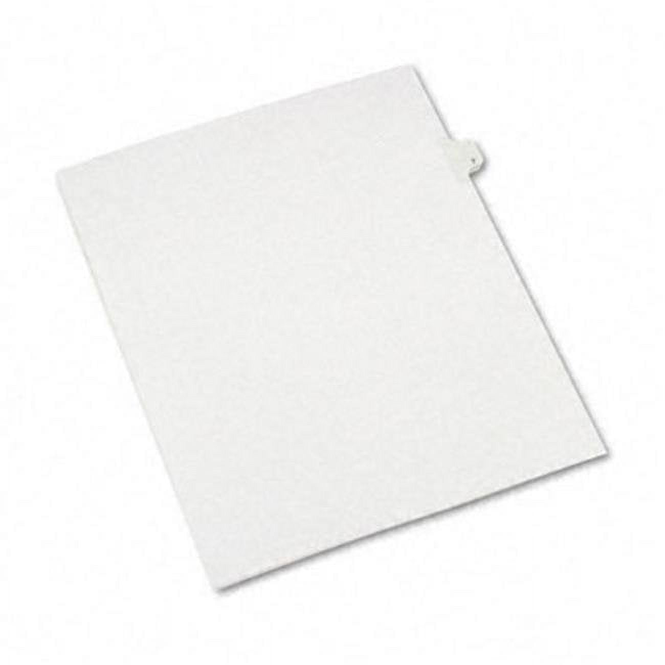Allstate-Style Legal Side Tab Divider- Title: 7- Letter- White- 25/Pack ...