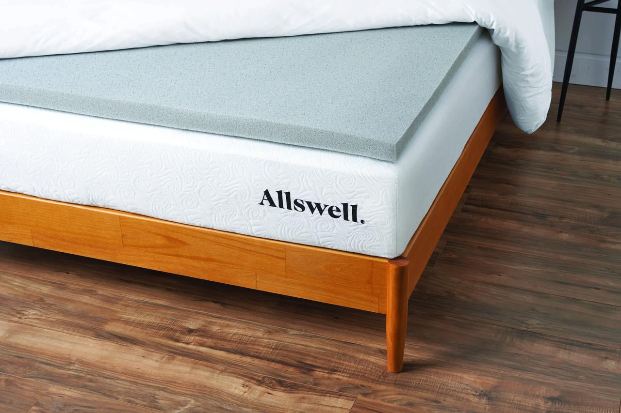 Free Shipping! Allswell Twin Cooling Gel Mattress Topper, Graphite ...