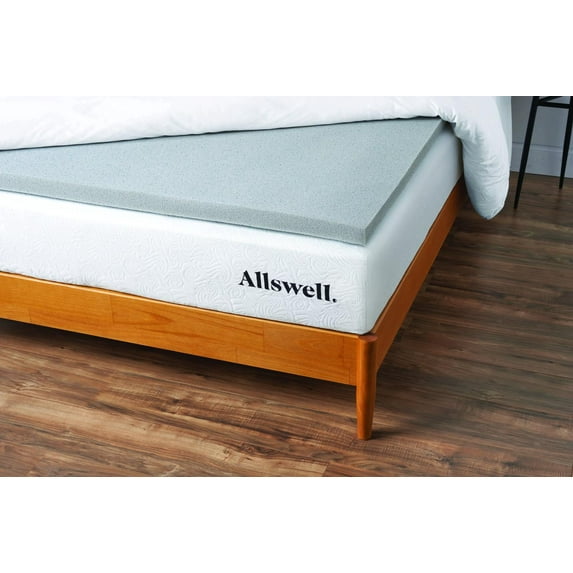 Free Shipping! Allswell Twin Cooling Gel Mattress Topper, Graphite ...