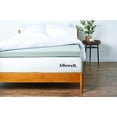 Allswell 3" Artic Gel with Graphite Memory Foam Mattress Topper, Queen ...